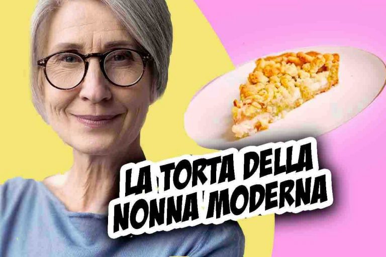 Torta della nonna sì, ma senza forno e senza sudore! Questa la fai in 5 ...
